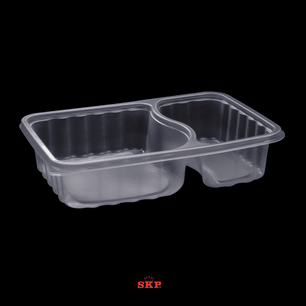 SKP Disposable Compartment Square Plastic Container/Food Packaging With ...