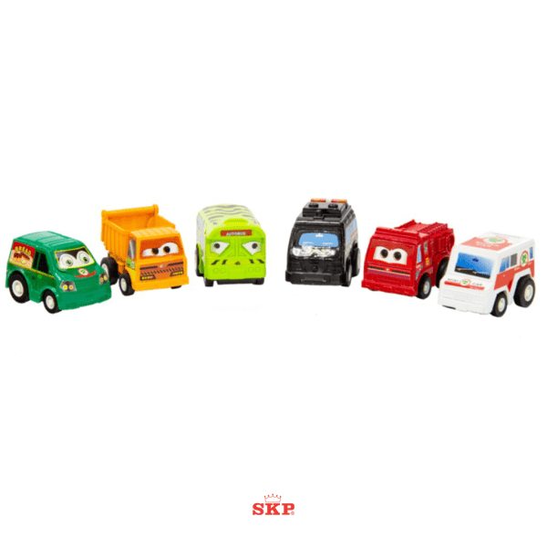 SKP 6-in-1 Cartoon Toy Car Pack – SKP Official Online Store