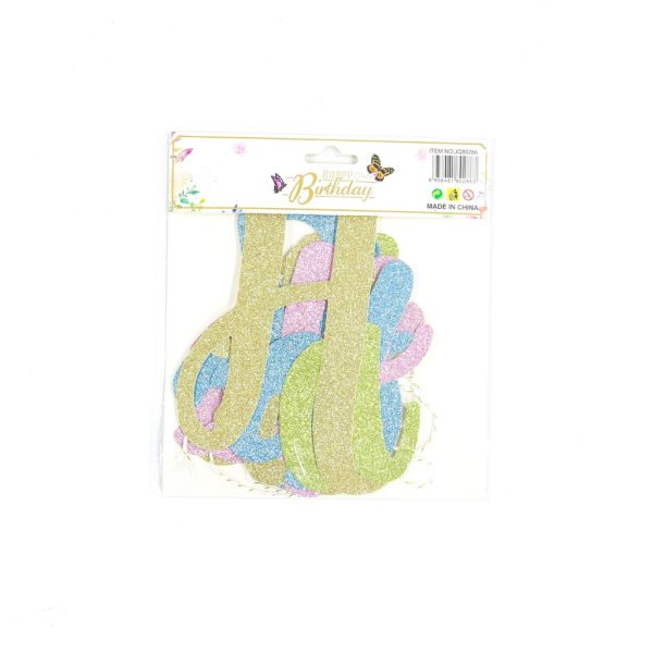 SKP Shimmery Happy Birthday Banner – SKP Official Online Store