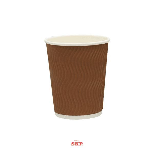 SKP 8oz (230 ml) Brown Paper Cup With Ripple Wrap – SKP Official Online ...