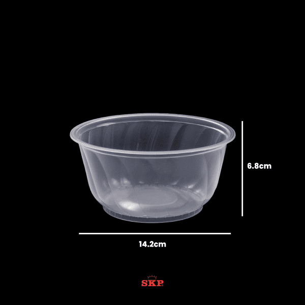 SKP Round Floral Disposable Plastic Bowl With Lid – SKP Official Online ...