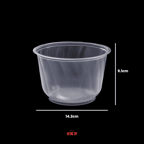 SKP Round Floral Disposable Plastic Bowl With Lid – SKP Official Online ...