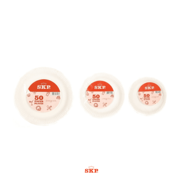 SKP Disposable White Paper Plate (Multiple Sizes) – SKP Official Online ...