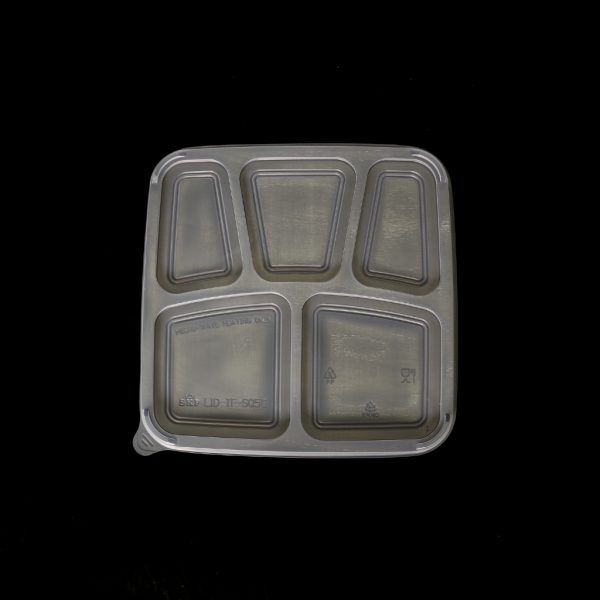 SKP Ecovue Biodegradable Disposable 5 Compartment Container Set With ...