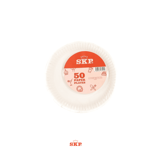 SKP Disposable White Paper Plate (Multiple Sizes) – SKP Official Online ...