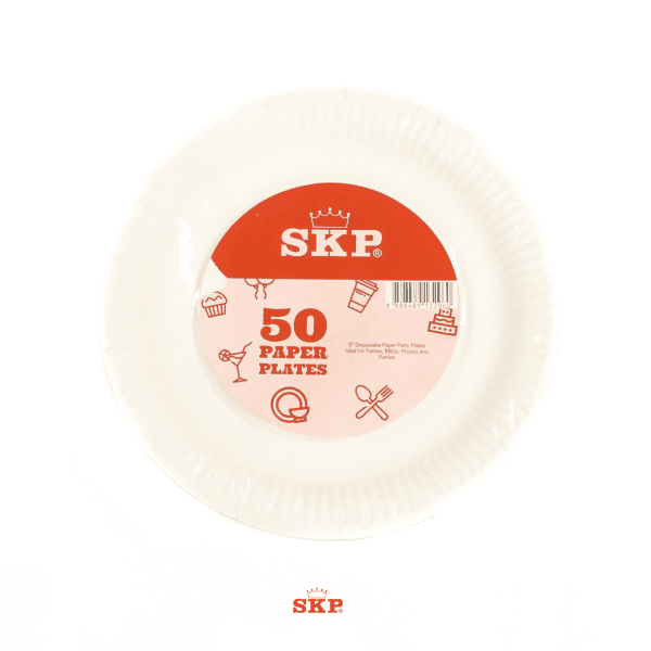 SKP Disposable White Paper Plate (Multiple Sizes) – SKP Official Online ...