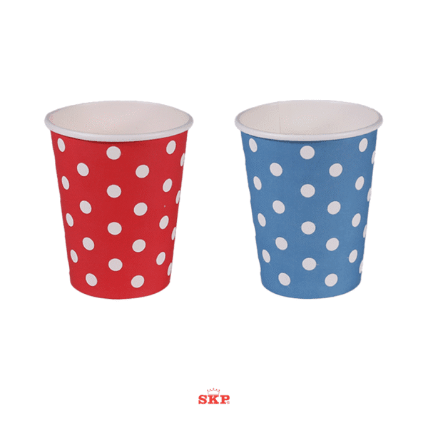8.4oz Polka Dot Colored Paper Cup – SKP Official Online Store